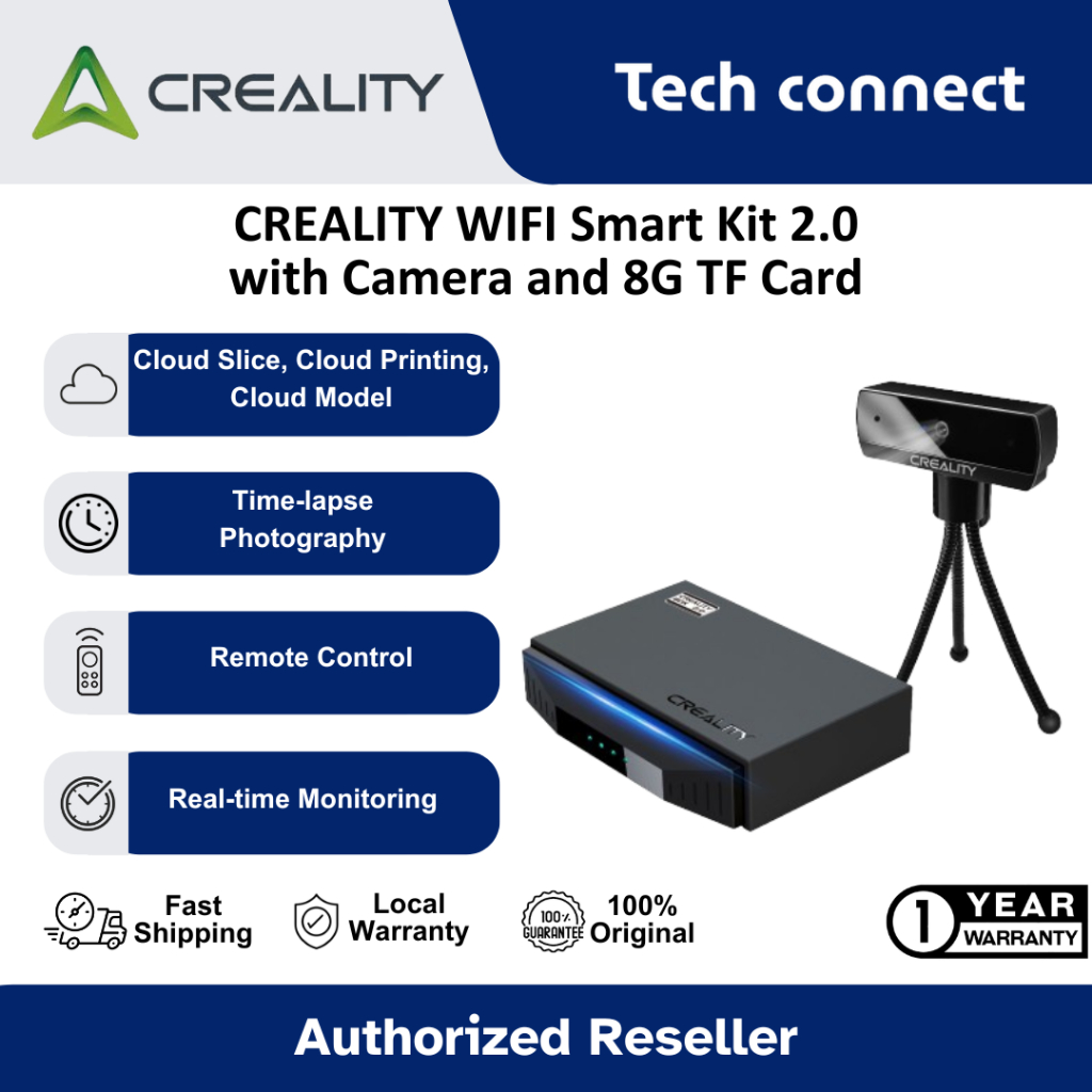Creality WIFI Smart Kit 2.0 with Camera and 8G TF Card/ Remote Control ...