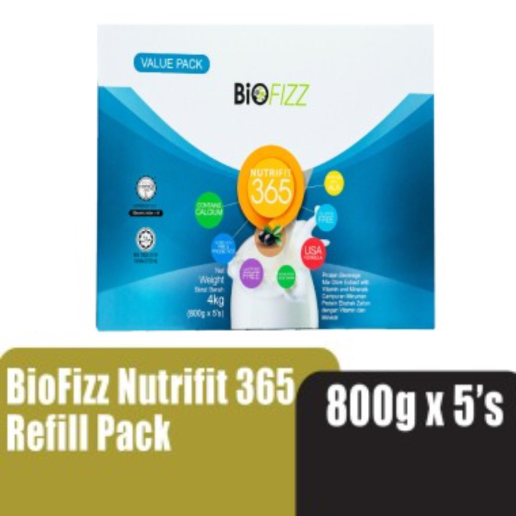 Biofizz NutriFit 365 Refill Pack 800g x 5 | Shopee Malaysia