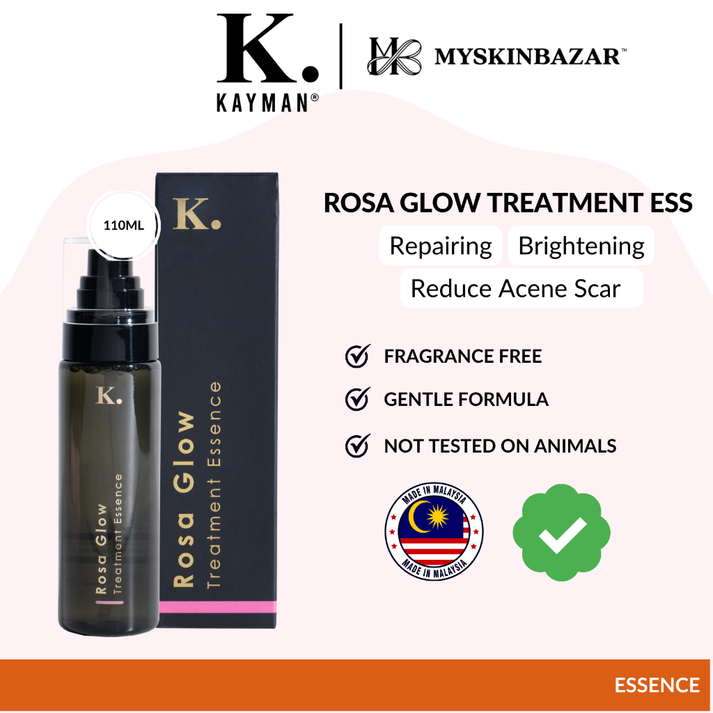 Kayman Rosa Glow Treatment Essence Alpha Arbutin Spray | Shopee Malaysia