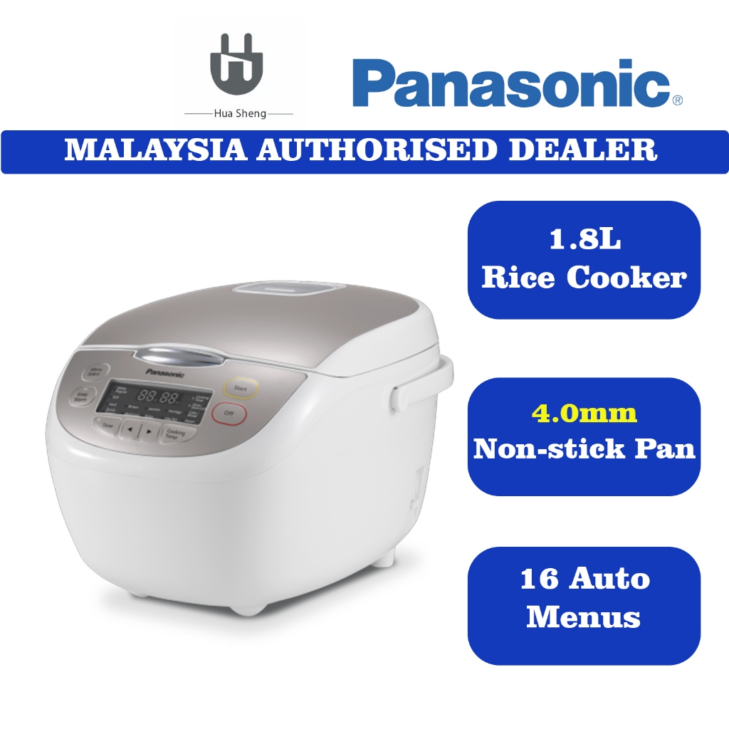 PANASONIC 1.8L RICE COOKER SR-CP188NSK LED DISPLAY 4.0 mm with 6-layer ...