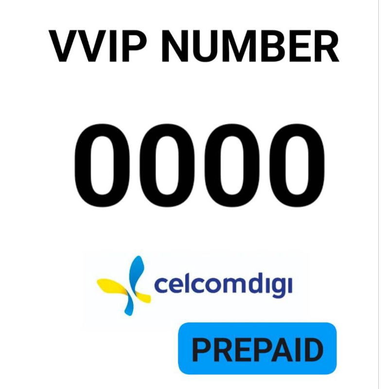 VVIP NUMBER DIGI EDISI KUNING | Shopee Malaysia