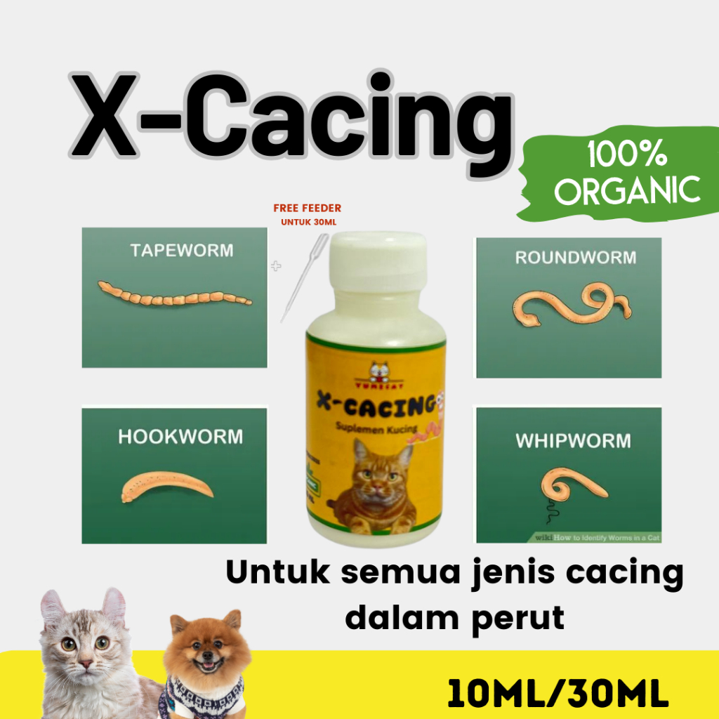 SmartCat Ubat Cacing Kucing & Arnab Oral Suspension Khas Parasit ...