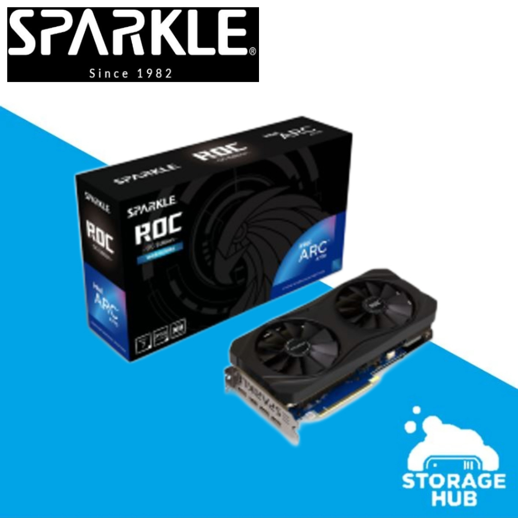 SPARKLE Intel® Arc™ A770 ROC OC Edition Dual Fan 16GB (Black) | Shopee ...