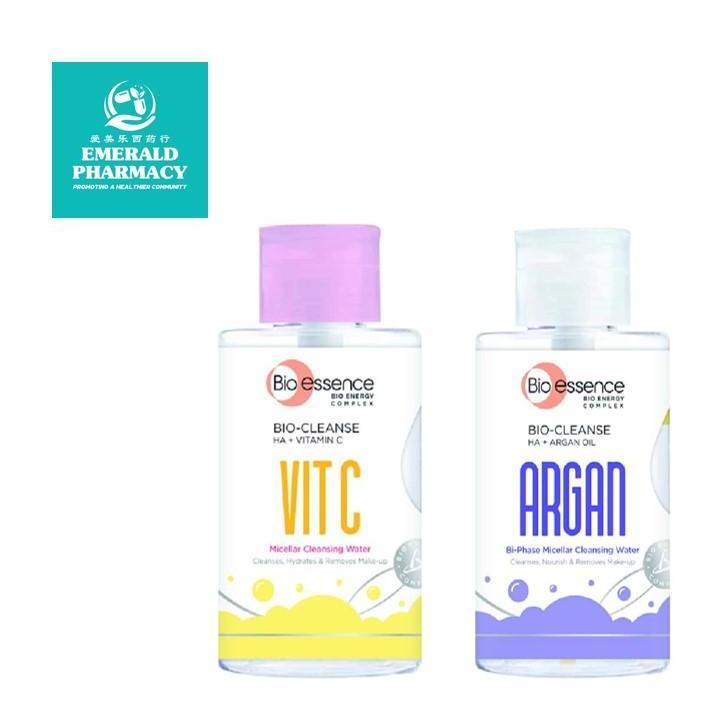 BIO ESSENCE BIO-CLEANSE MICELLAR CLEANSING WATER 300ML (HA+ARGAN OIL ...