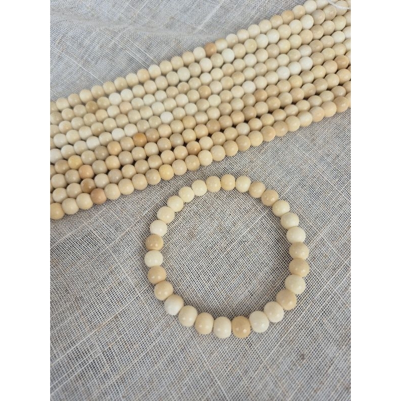 Natural Bodhi Root Beads 卡7＊8原生态干磨白玉菩提 文玩手串 | Shopee Malaysia