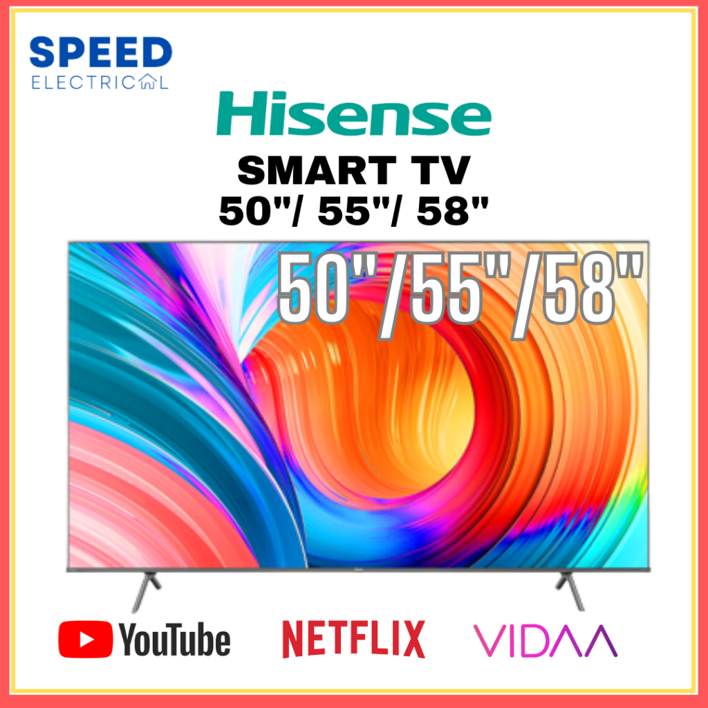 [SABAH ONLY] HISENSE 4K SMART TV 50INCH 55INCH 58INCH 50E6K 55E6K 58E6K ...