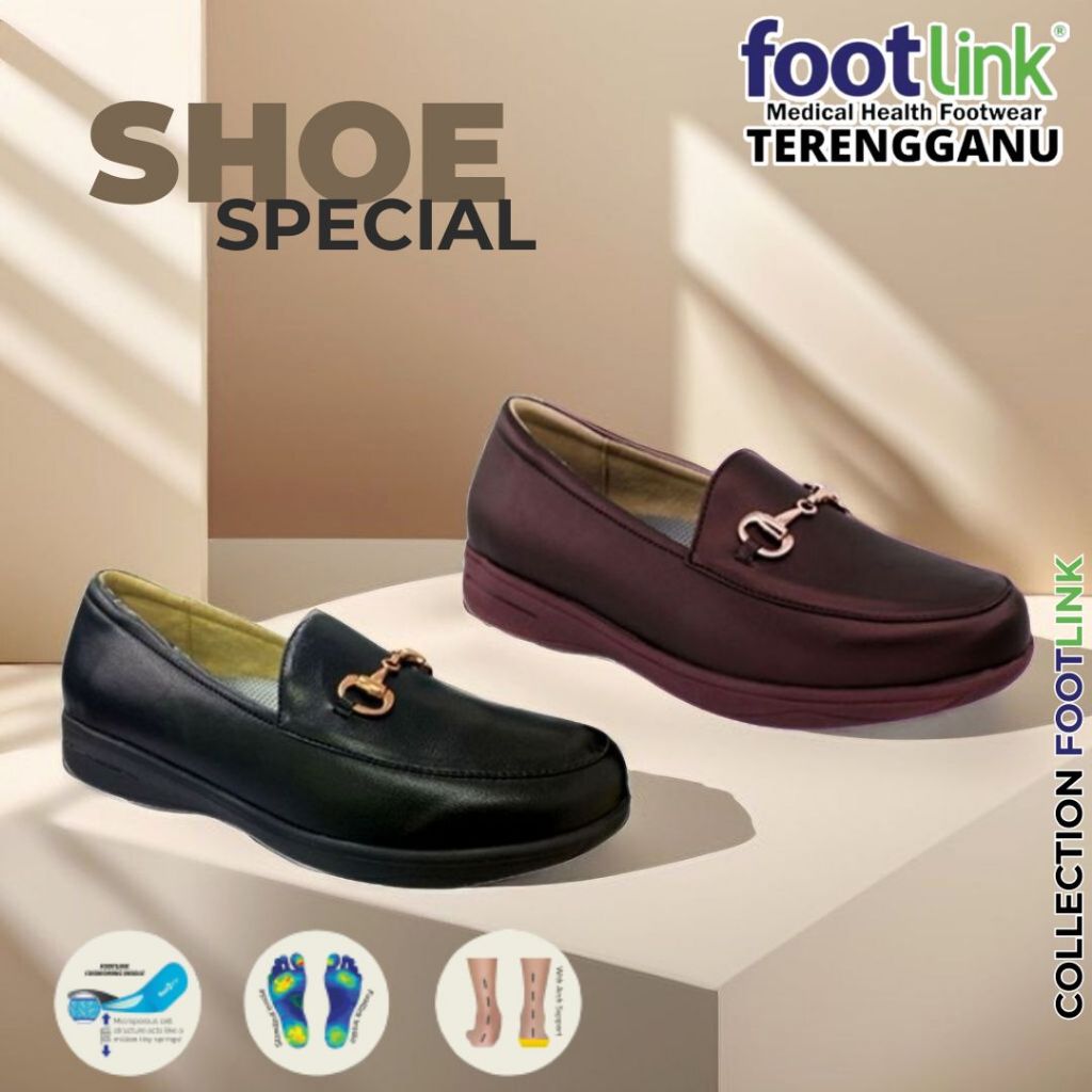 Footlink ( EV 6195, 3195 ) Medical Health , Women Shoe | Shopee Malaysia