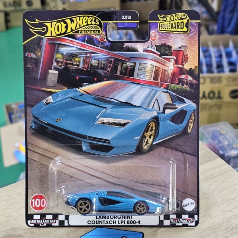 HOT WHEELS PREMIUM LAMBORGHINI COUNTACH LPI 800-4 BOULEVARD | Shopee ...