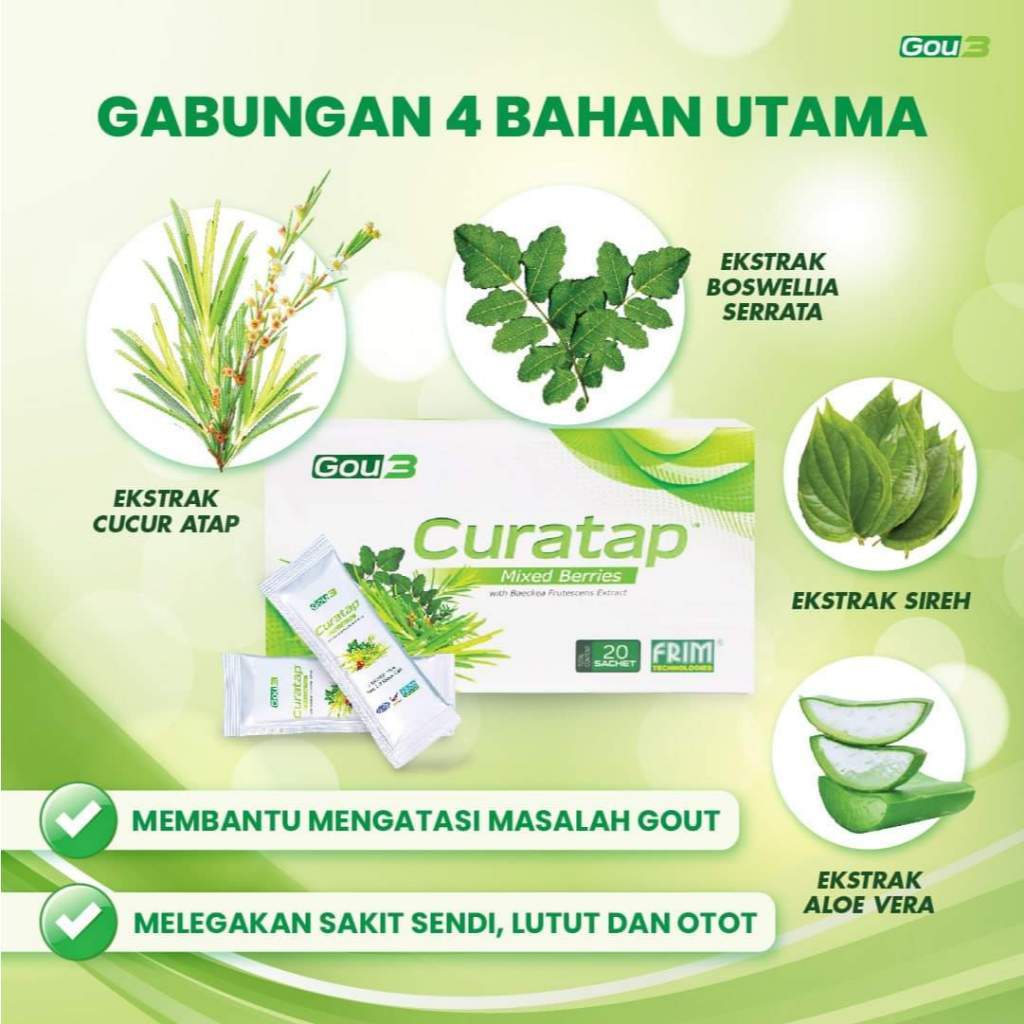 Curatap KHAS merawat GOUT & KERADANGAN | Shopee Malaysia