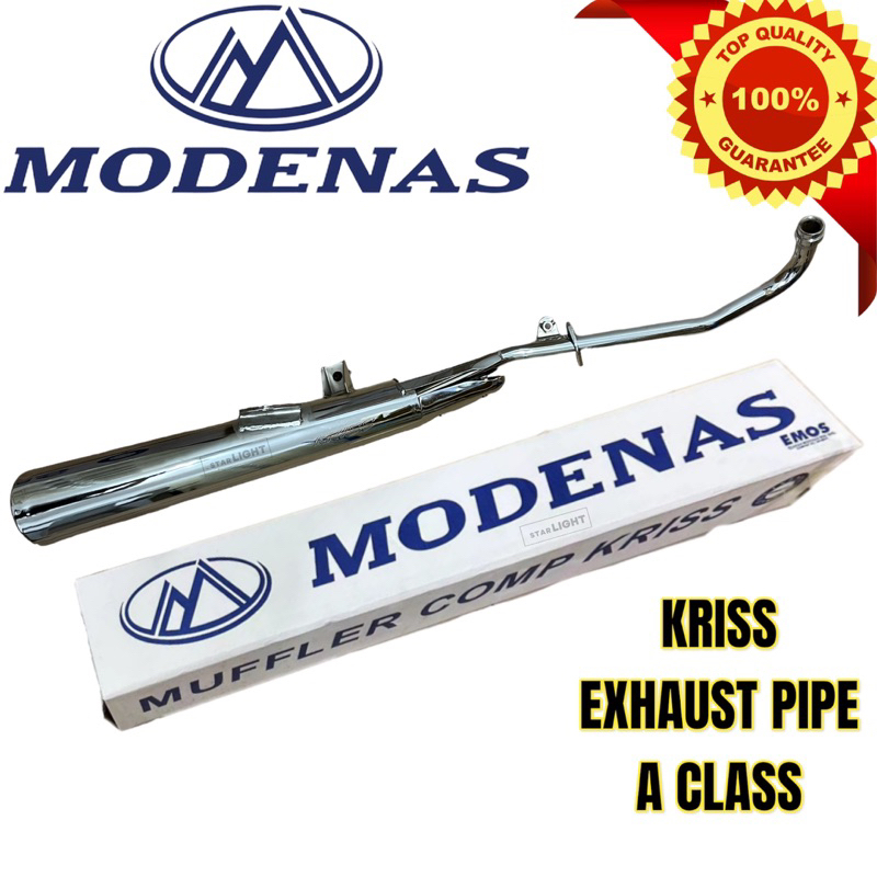 MODENAS KRISS KRISS 1 KRISS 2 EXHAUST MUFFLER PIPE KRISS110 KRISS100 EKZOS EZOS PIPE | Shopee ...