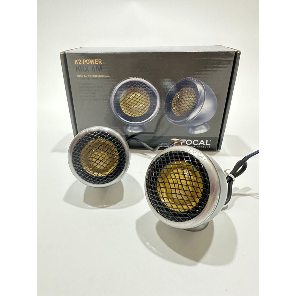 FOCAL K2 POWERFUL PERCISION KRX6M 2" FULL RANGE SPEAKER TWEETER WITH ...