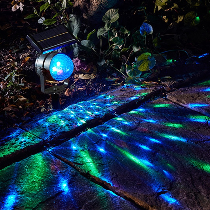 🌻 Local Stock 🌻 🇲🇾 Solar Power Rotating Rgb Crystal Magic Ball Disco ...