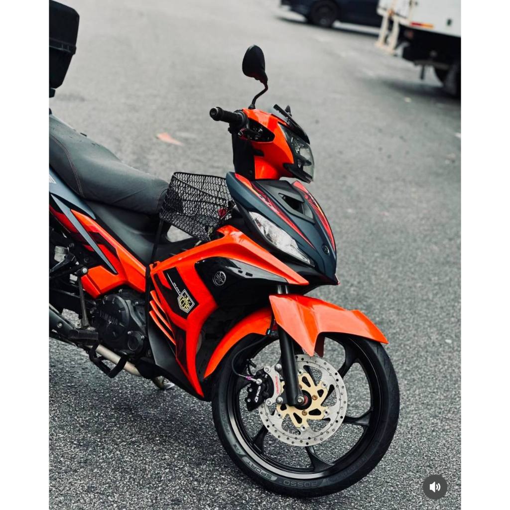 YAMAHA LC LC135 V6 V7 VOM2 MBM3 STANDARD 2023 ORANGE DESIGN COVERSET ...