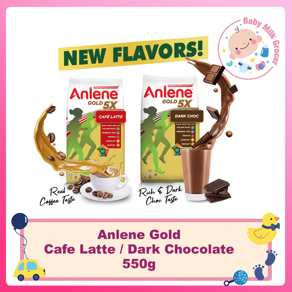 Anlene Gold Cafe Latte / Dark Chocolate 550g | Shopee Malaysia