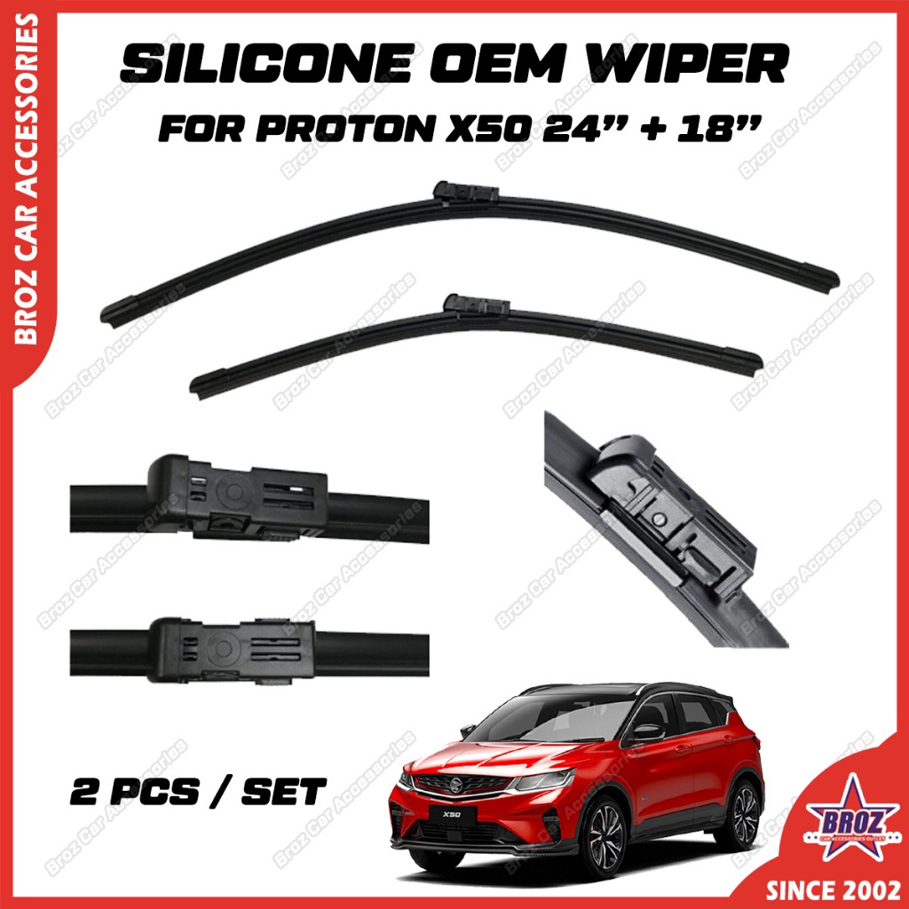 For Proton X50 Soft Silicone OEM Wiper High Grade Windscreen Blade ...