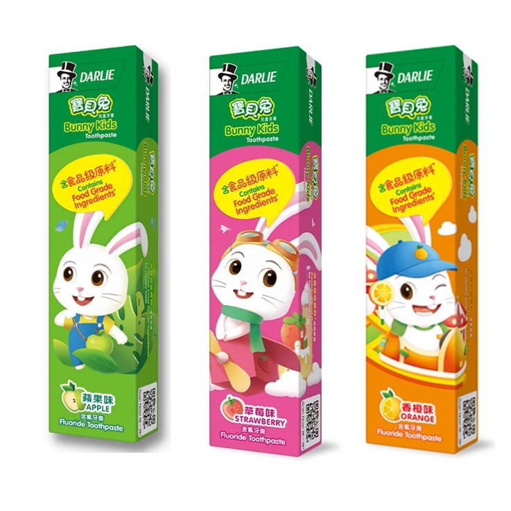 [NOT FOR SALE] [RANDOM FLAVOUR] DARLIE Bunny Kids Toothpaste 40g ...
