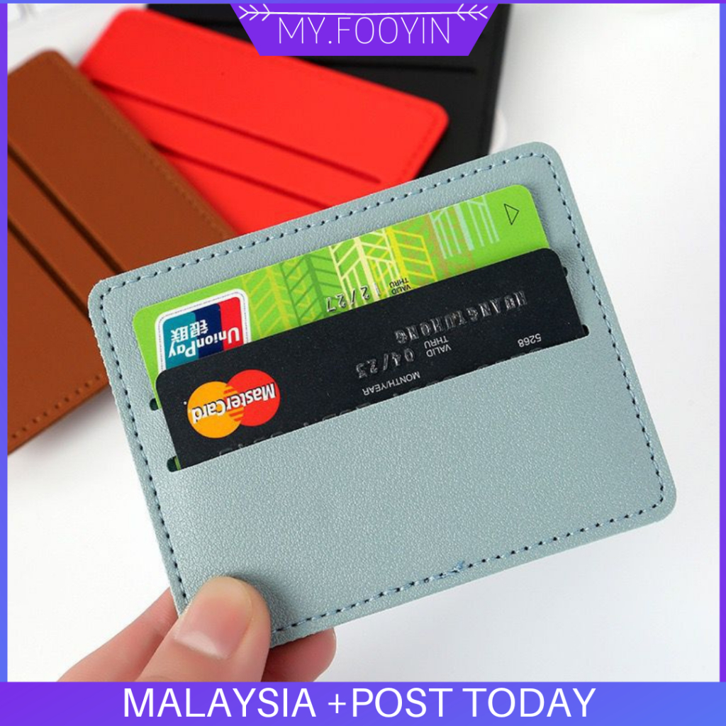 P01 READY STOCK Wallet Purse Cardholder Simple Card Storage Multi ...