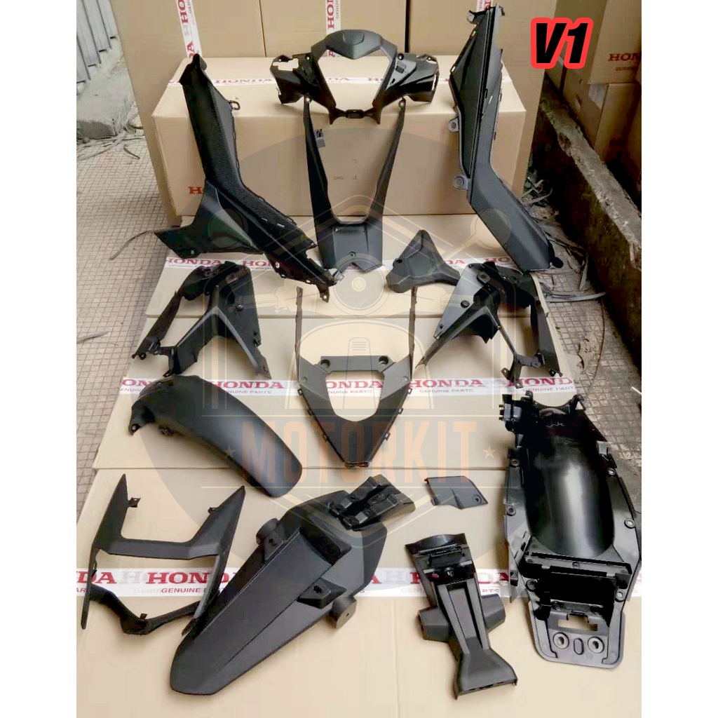 HONDA RS150 RS 150 V1 V2 100% ORIGINAL INNER SET INNER PANEL INNER COVER SET 06800-K56-M00P1 ...