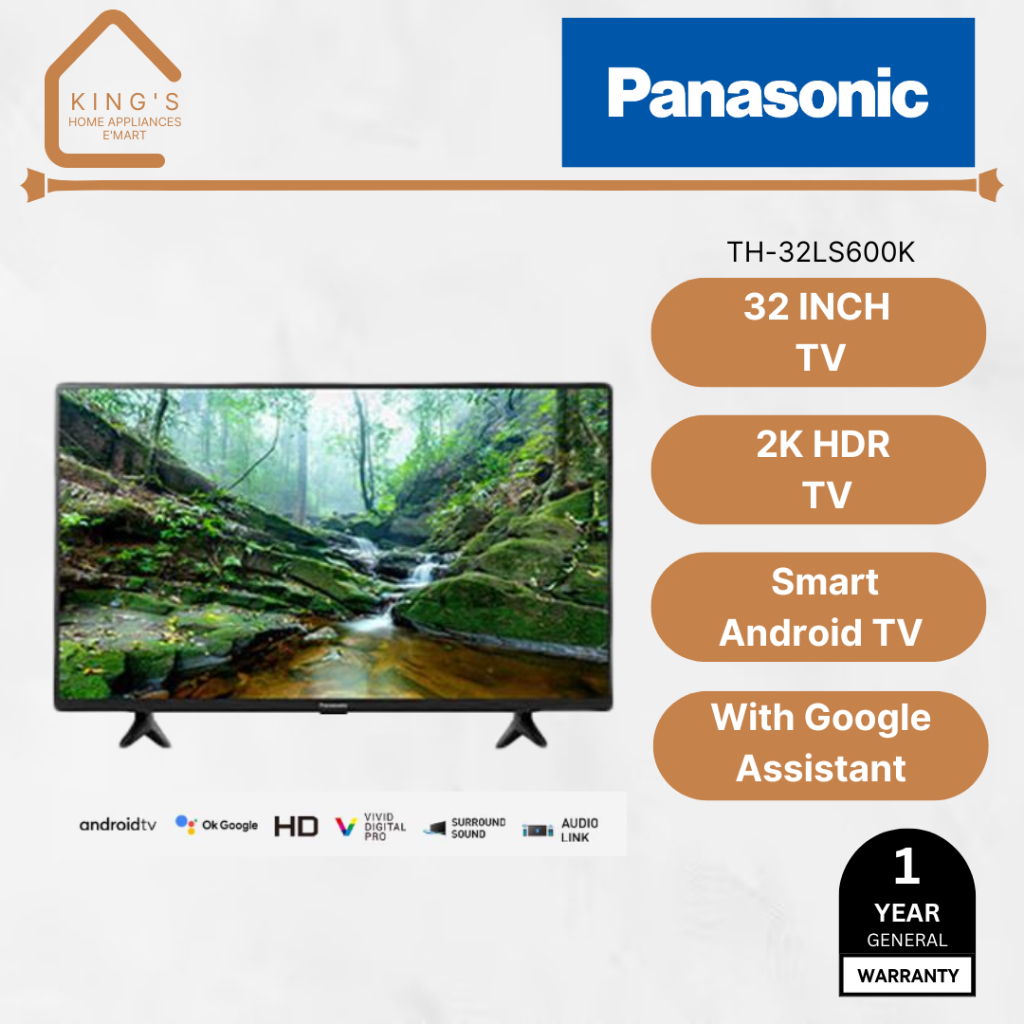 Panasonic SMART ANDROID TV 32 Inch [TH-32LS600K] | Shopee Malaysia