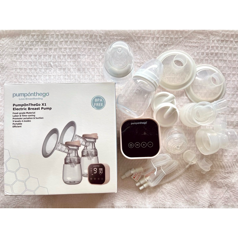♡PRELOVED♡ 90% NEW Pump On The Go Electric Double Breast Pump | Shopee ...