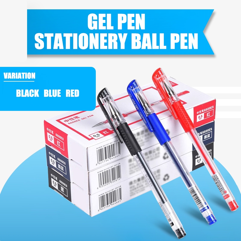 Gel Pen Stationery Ball Pen Point Student Office Use Stationary Refill ...