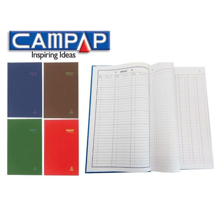 Premium By Campap-F4 3columns Hard Cover Account Book | Shopee Malaysia
