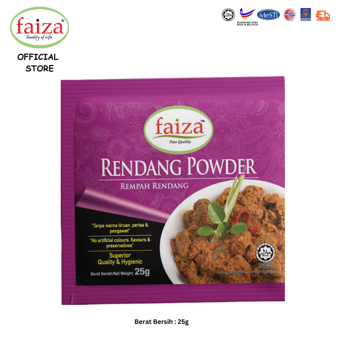 FAIZA's Rempah Rendang (25gm) | Shopee Malaysia