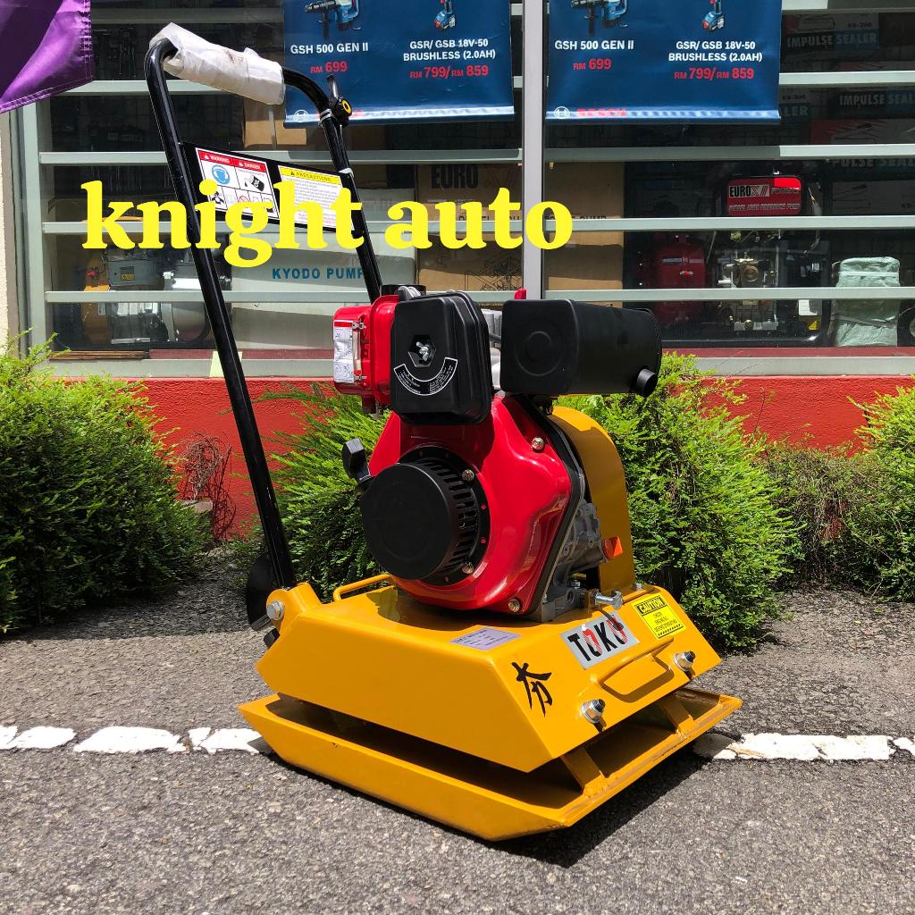 TOKU VIBRATORY PLATE COMPACTOR C/W ROBIN GASOLINE ENGINE /DIESEL ENGINE ...