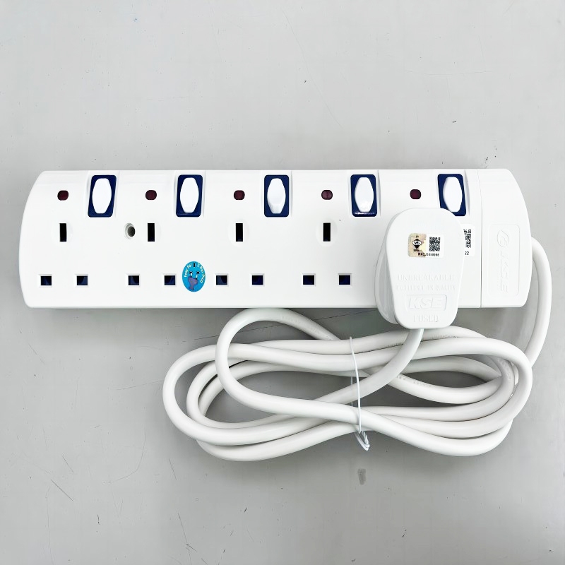 3h 13a 2 Gang To 5 Gang Multi Socket Usb Port Power Extension Trailing