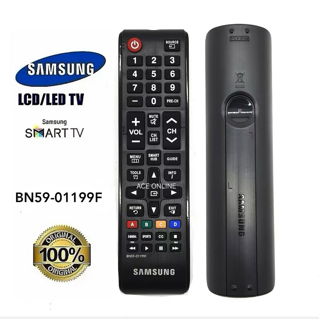 SAMSUNG LED /LCD /SMART TV REMOTE CONTROL BN59-01199F ( Original & OEM ...
