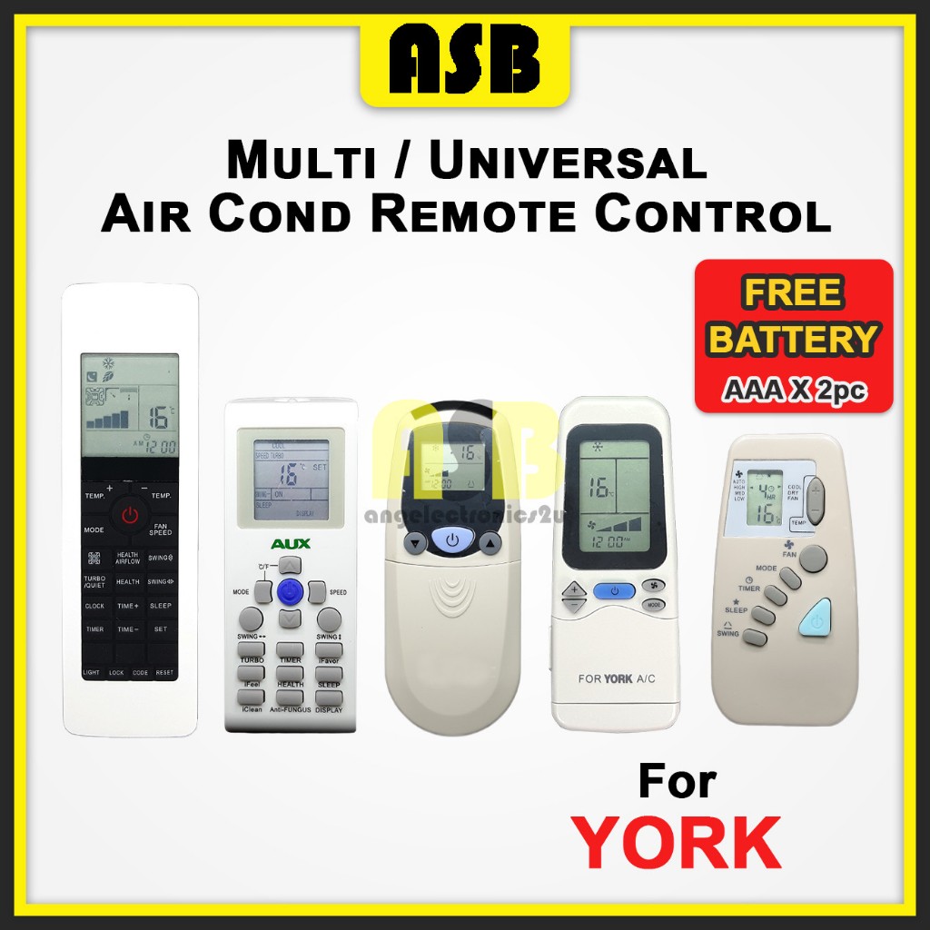 (1pc) ( Compatible : York ) Multi / Universal Air Cond Aircond ...