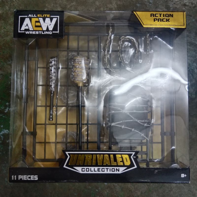 Jazwares AEW Barbed Wire Accessory Pack for Wrestling Figure | Shopee ...