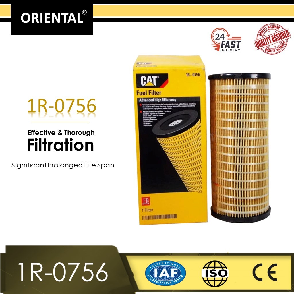 Caterpillar Fuel Filter 1R-0756 | Fuel Filter 1R0756 | 1R-0718 | 1R0718 ...