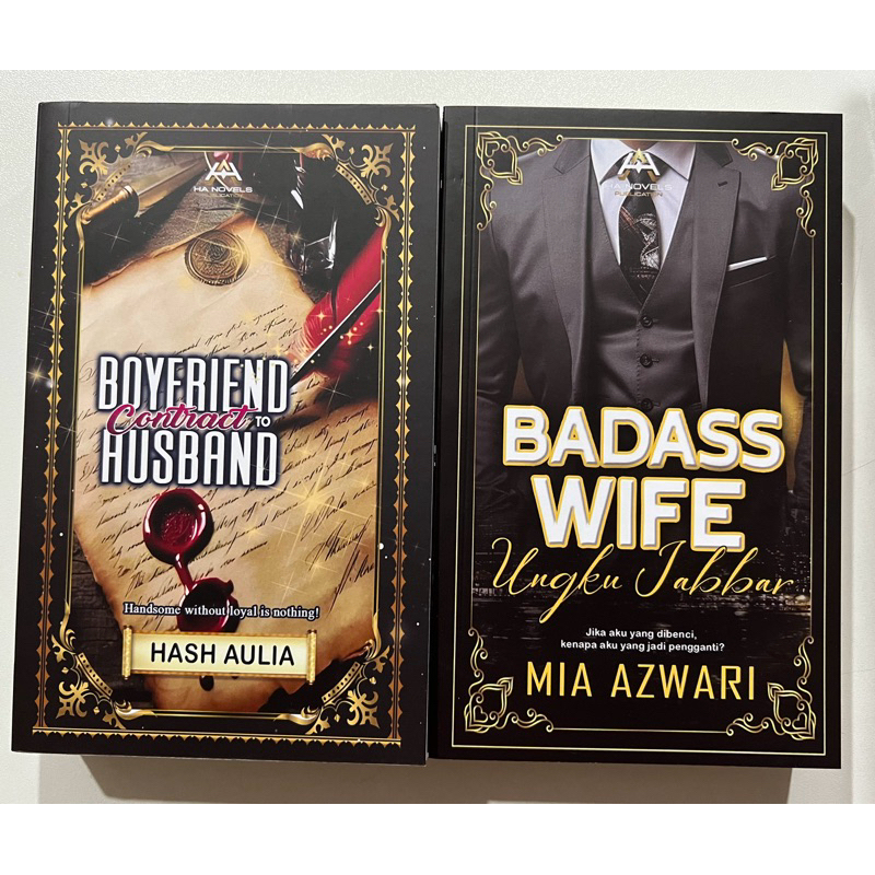 🍒NEW READY STOK🍒KOMBO NOVEL BOYFRIEND CONTRACT TO HUSBAND HASH AULIA ...