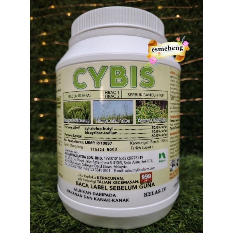 500GM Nufarm Cybis / Racun Sambau Dalam Sawah / Racun 3in1 Sambau Padi ...