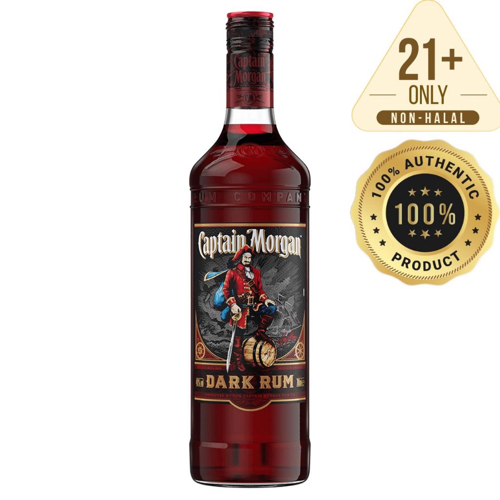 Captain Morgan Dark Rum Liquor 750ml | Shopee Malaysia