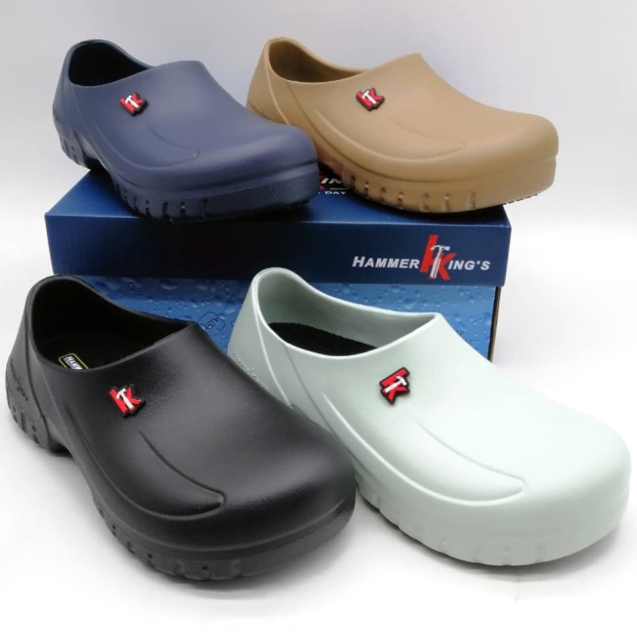 Hammer King's HK3001 Safety Non-Slip Shoes / Sandal Dapur | Shopee Malaysia