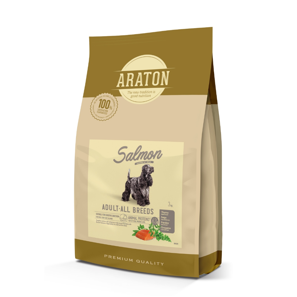 Araton Salmon Adult (3kg) | Dog Dry Food | Shopee Malaysia
