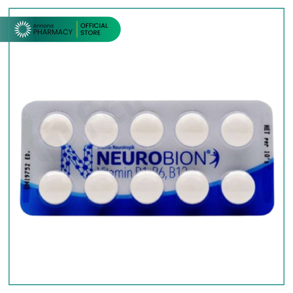 NEUROBION Vitamin B1,B6,B12 Tablet ( 1 strip ) | Shopee Malaysia