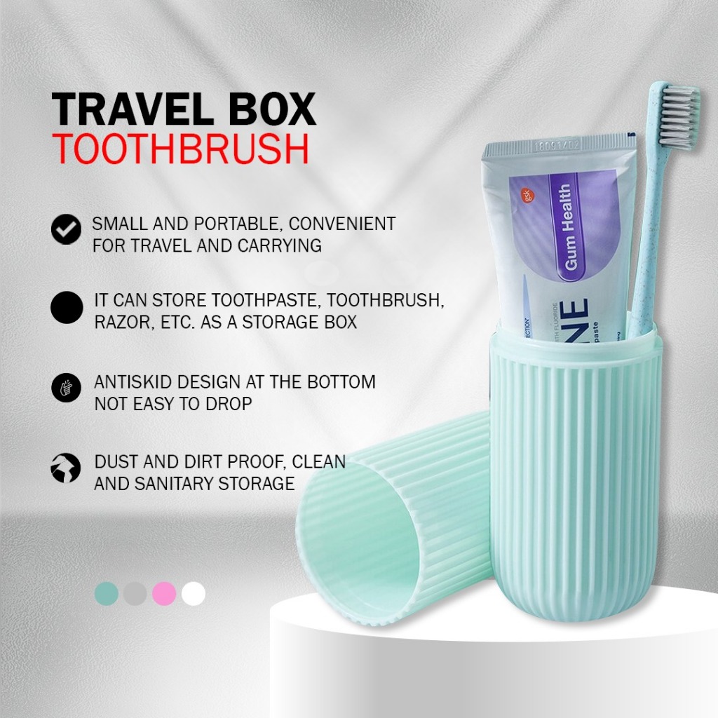 Travel Toothbrush Cup Box Mouthwash Cup Outdoor Wash Cup Toothbrush ...