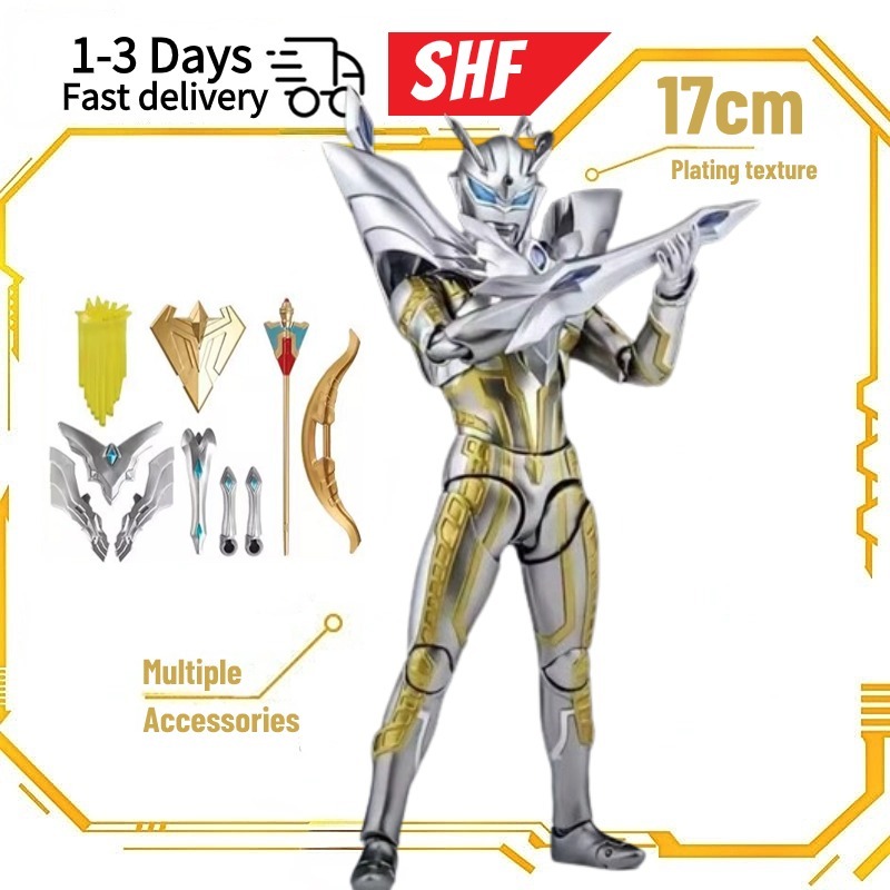 SHF Figure Ultraman Toy 17CM Multiple movable joints Ultraman Zero ...