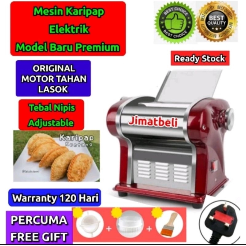 WARRANTY 3 BULAN Mesin Karipap/Mesin Mee, Kerepek, Kuih Tiram, Mee ...