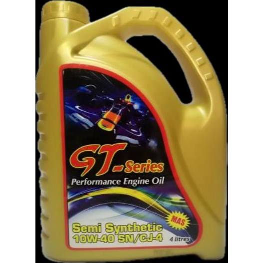 GT Engine Oil, Semi Synthetic 10W-40 SN-CJ4 with MAS Formula | Shopee ...