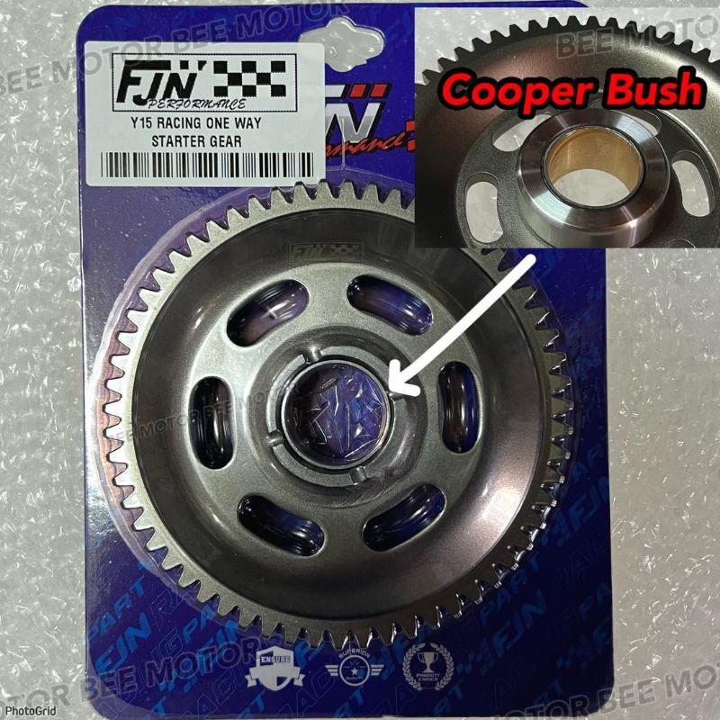 🔥FJN ONE WAY STARTER COPPER 🔥 Y15 / LC135 5S STARTER ONE WAY GEAR ...