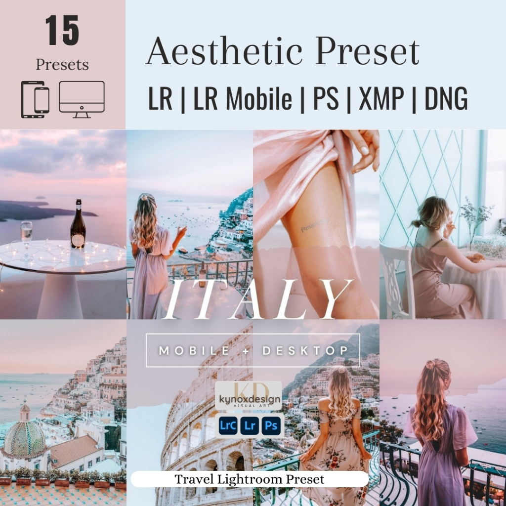 [Lightroom Preset] Aesthetic Preset - ITALY for LR/LR(mobile)/PS ...