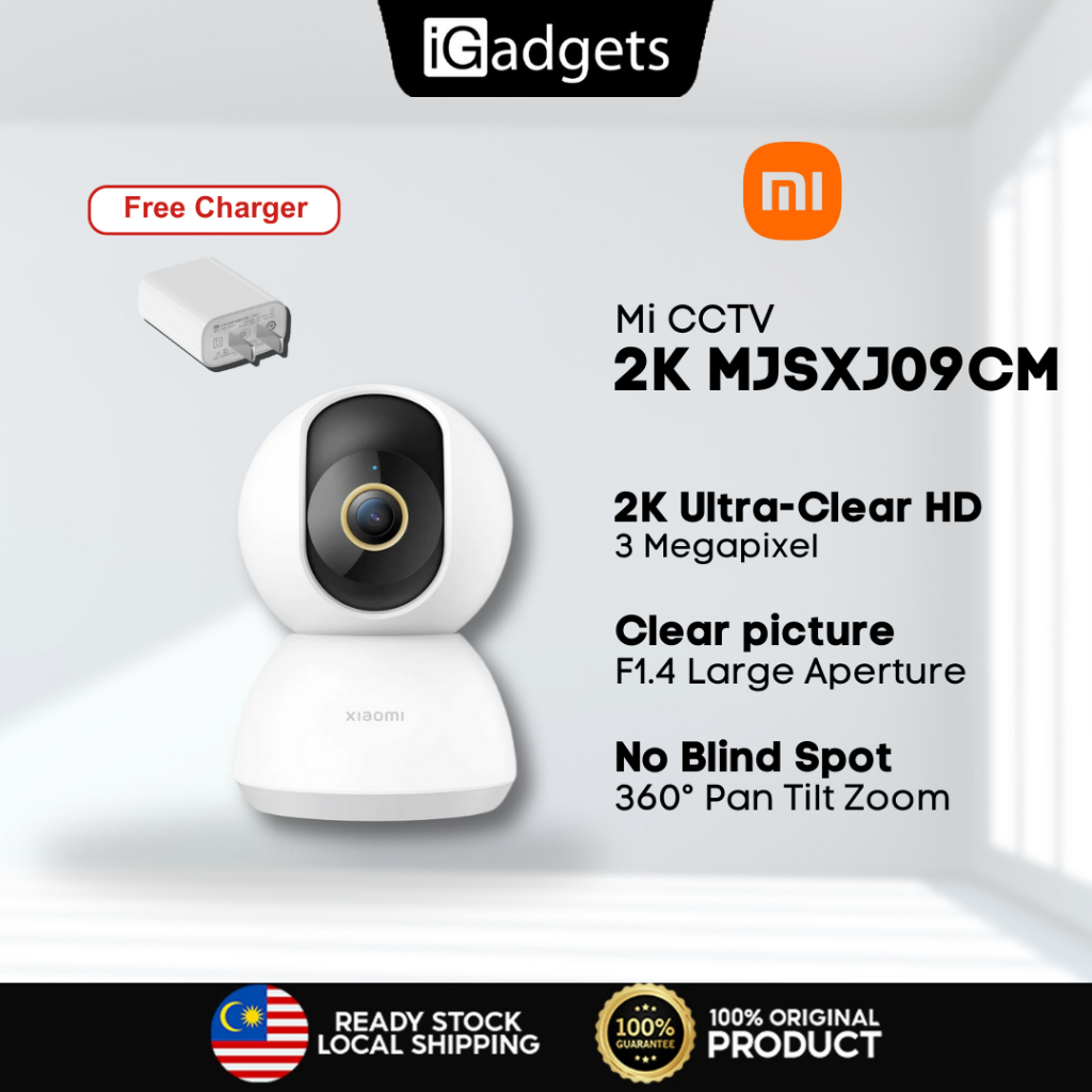 Xiaomi Mijia Mi PTZ CCTV 2K C300 1296p 3.0MP CCTV IP Camera 360 ...