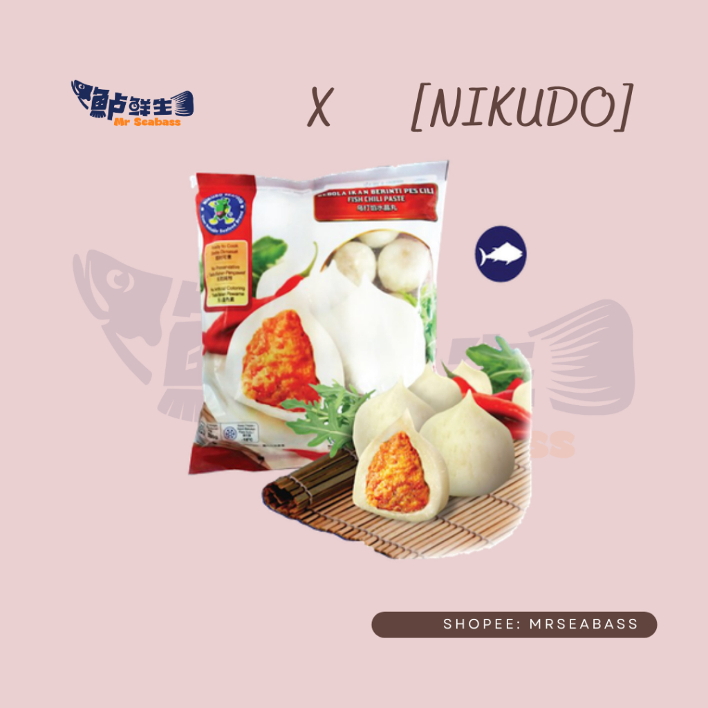 [NIKUDO] Fish Chilli Paste 乌达馅水晶丸 Bebola Ikan Berinti Pes Cili 500G ...
