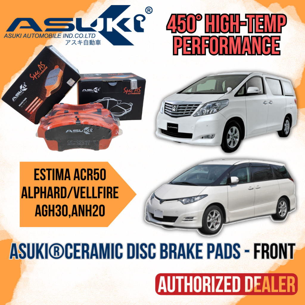 Toyota Vellfire AGH30 ANH20 Alphard Toyota Estima ACR50 - ASUKI Ceramic ...