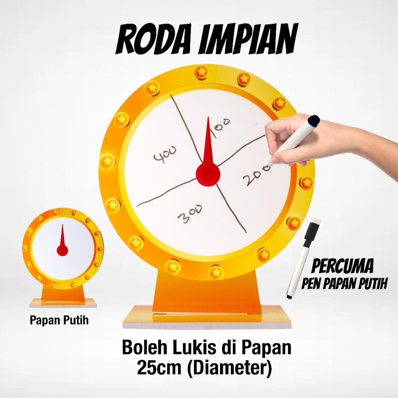 Wheel of fortune game/spin wheel/Lucky Wheel/roda impian/ roda putar ...