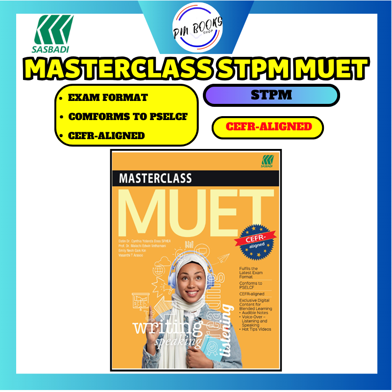[PMBOOK] SASBADI MASTERCLASS STPM MUET (CEFR-ALIGNED) Edisi 2024 ...